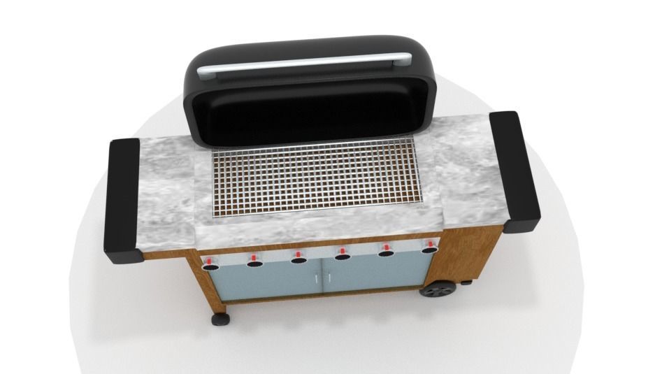 Barbecue Grill free VR / AR / low-poly 3D model | CGTrader