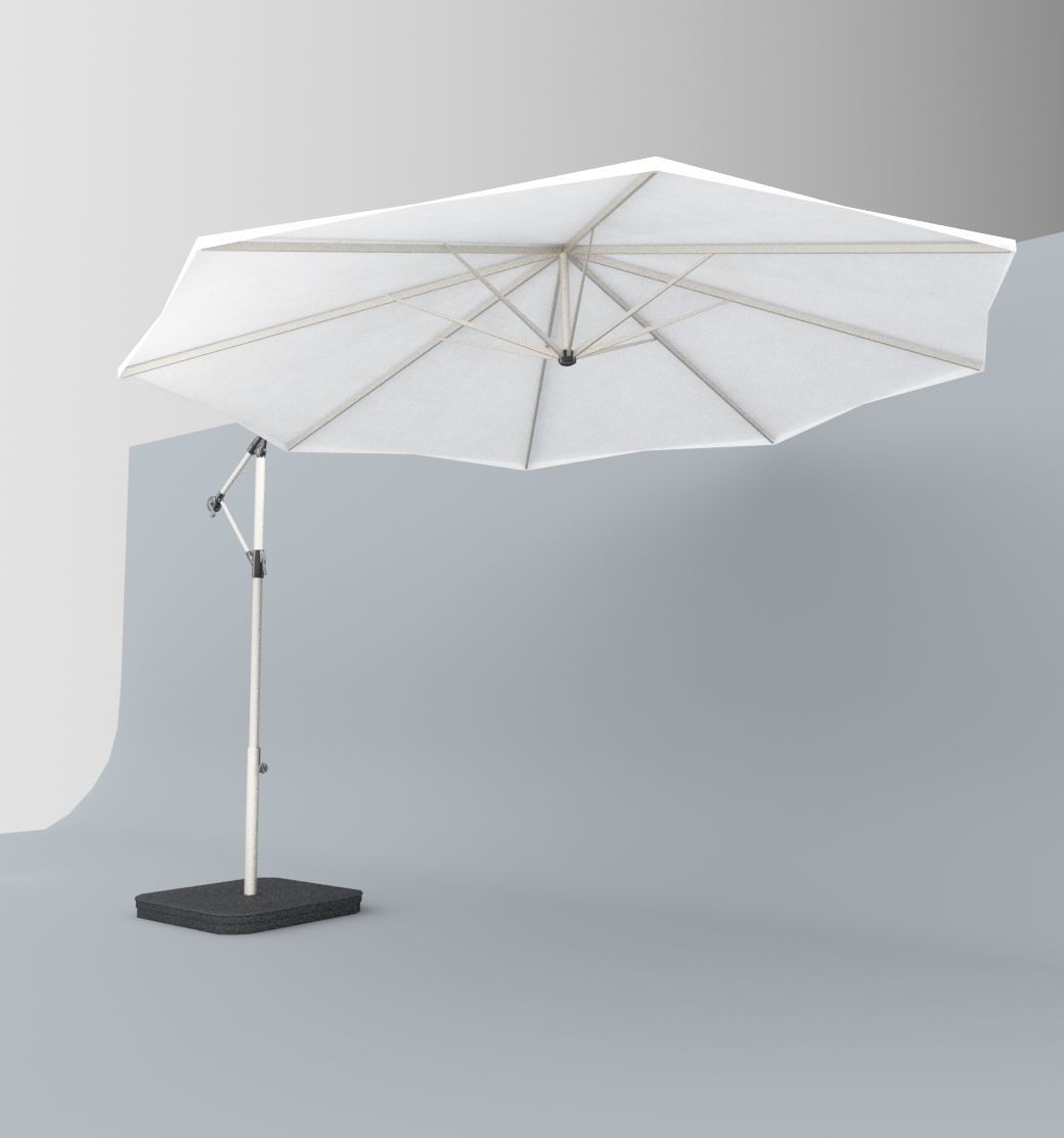 3D model KarlsloOutdoor Umbrella Low Poly VR AR VR / AR / low-poly ...