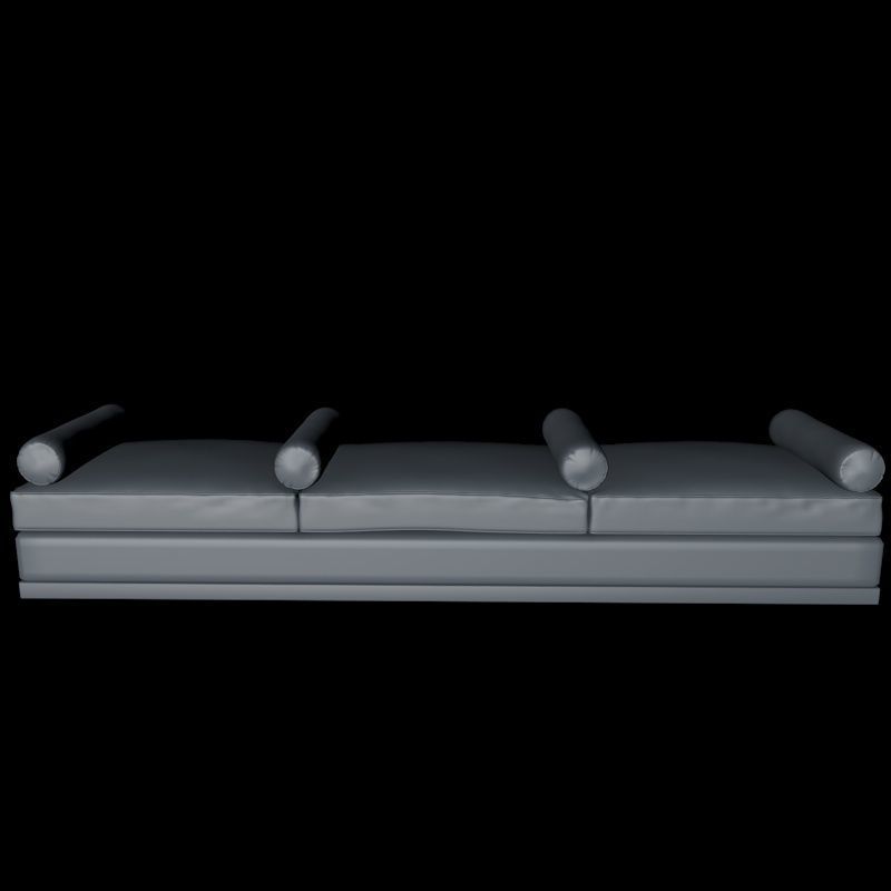 Backless Sofa 3D model | CGTrader