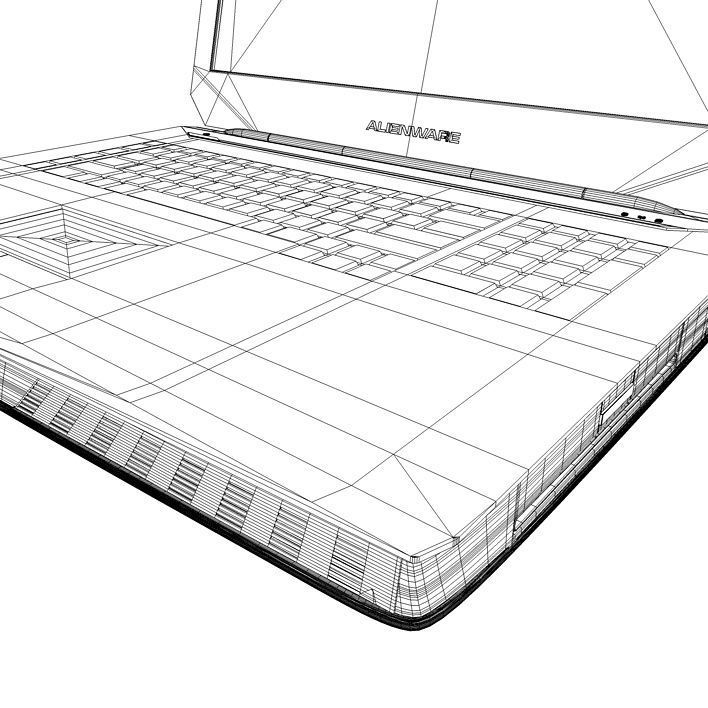 Alienware Gaming Laptop 3D model | CGTrader