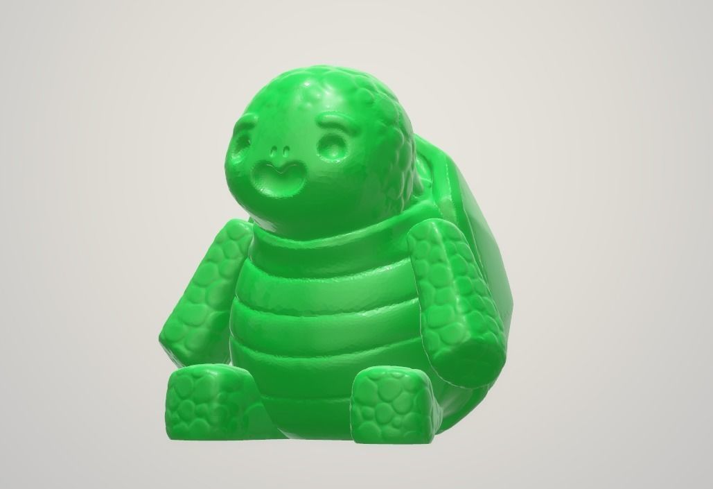 Cute Turtle 3D model 3D printable | CGTrader