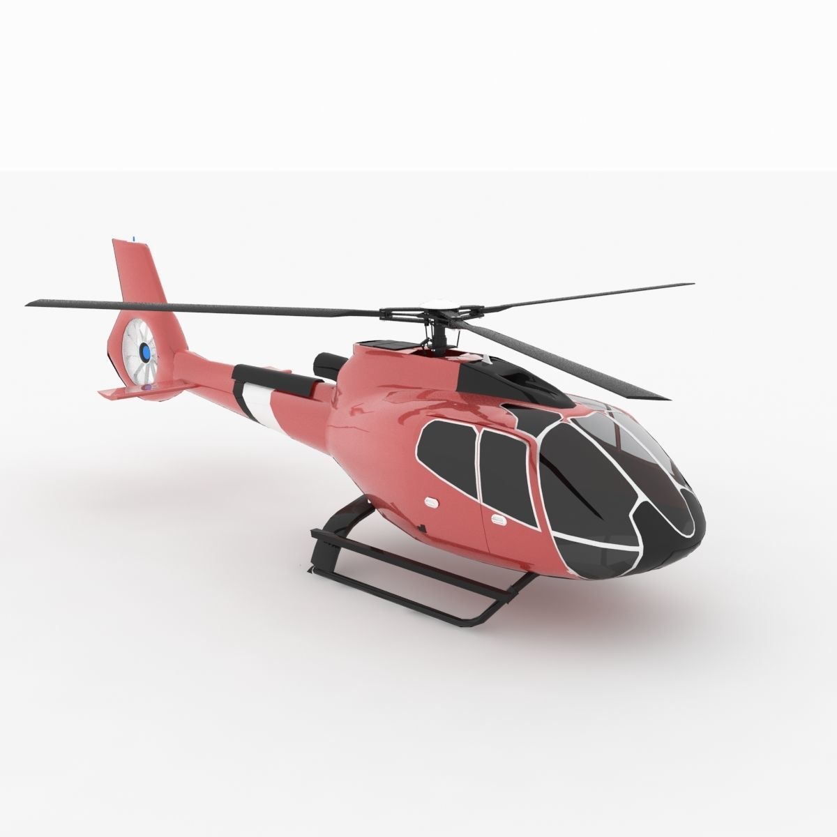 3D model Helicopter H 130 Animated VR / AR / low-poly animated | CGTrader