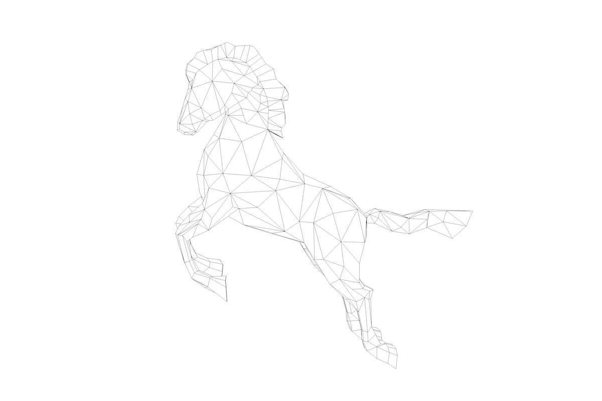 Pegasus Low Poly 3D model 3D model | CGTrader