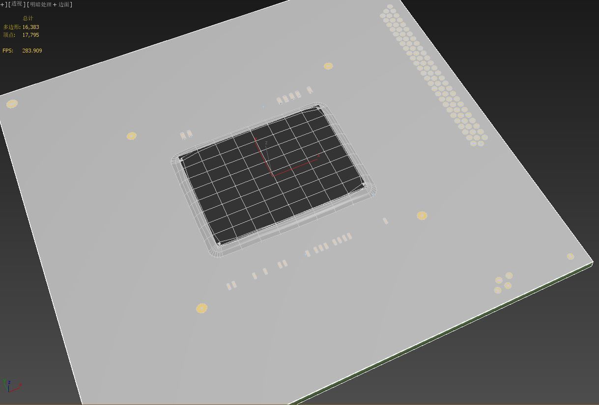 Processor computer chip 3D model | CGTrader