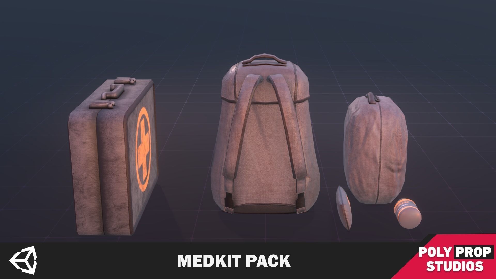 3D model Medkit Pack VR / AR / low-poly | CGTrader