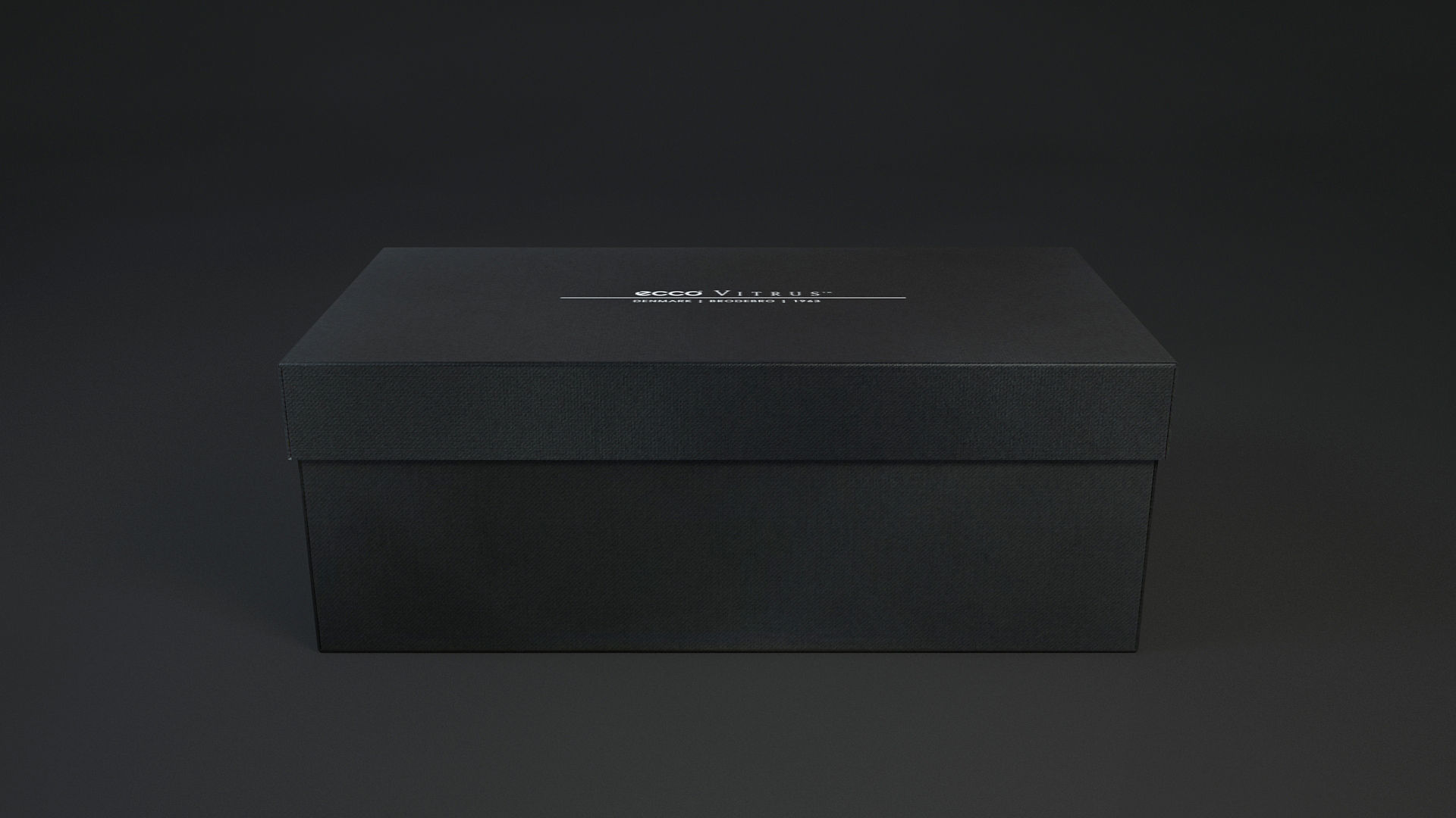 Shoe box ECCO free 3D model | CGTrader