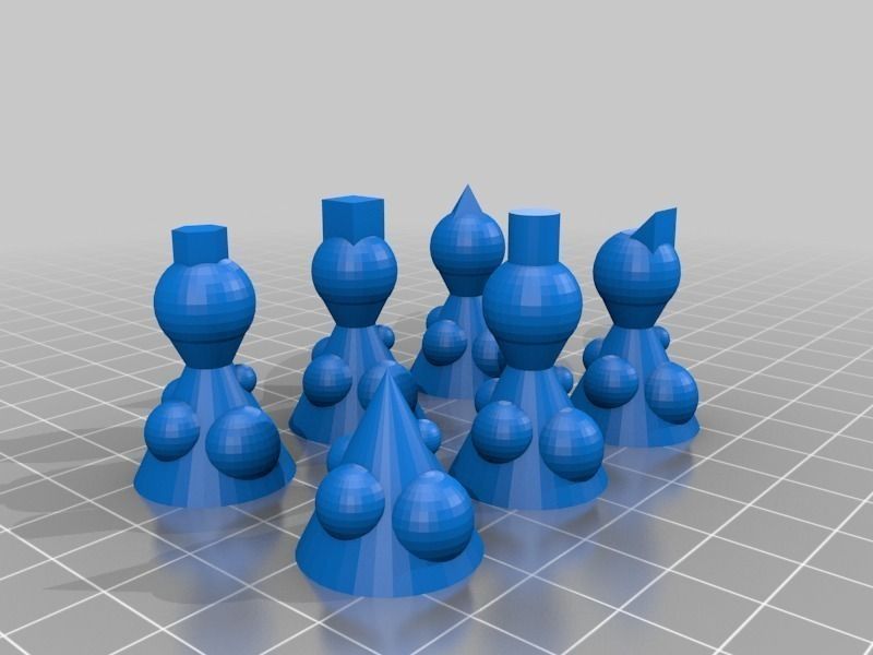 Ball Chess free 3D model 3D printable | CGTrader