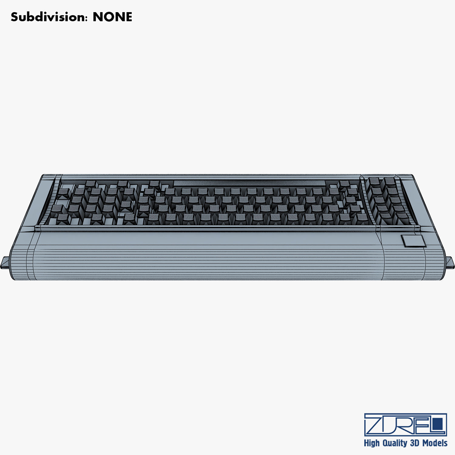 IBM 5150 Keyboard 3D model | CGTrader