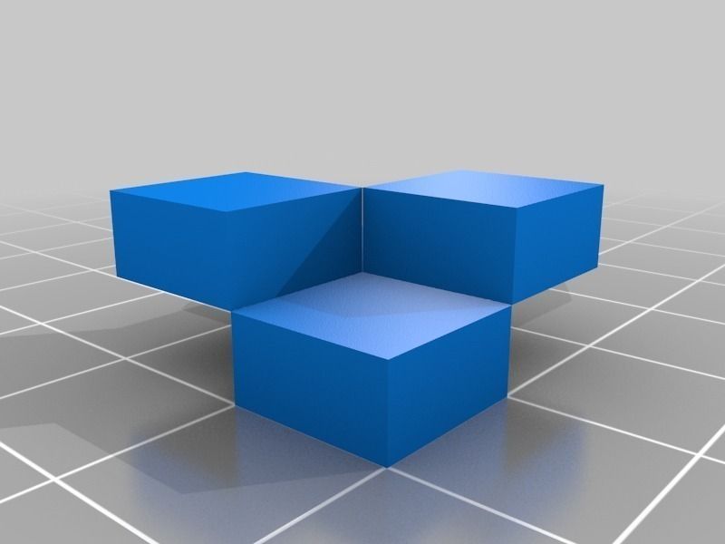 Two colour calibration cubes free 3D model 3D printable | CGTrader
