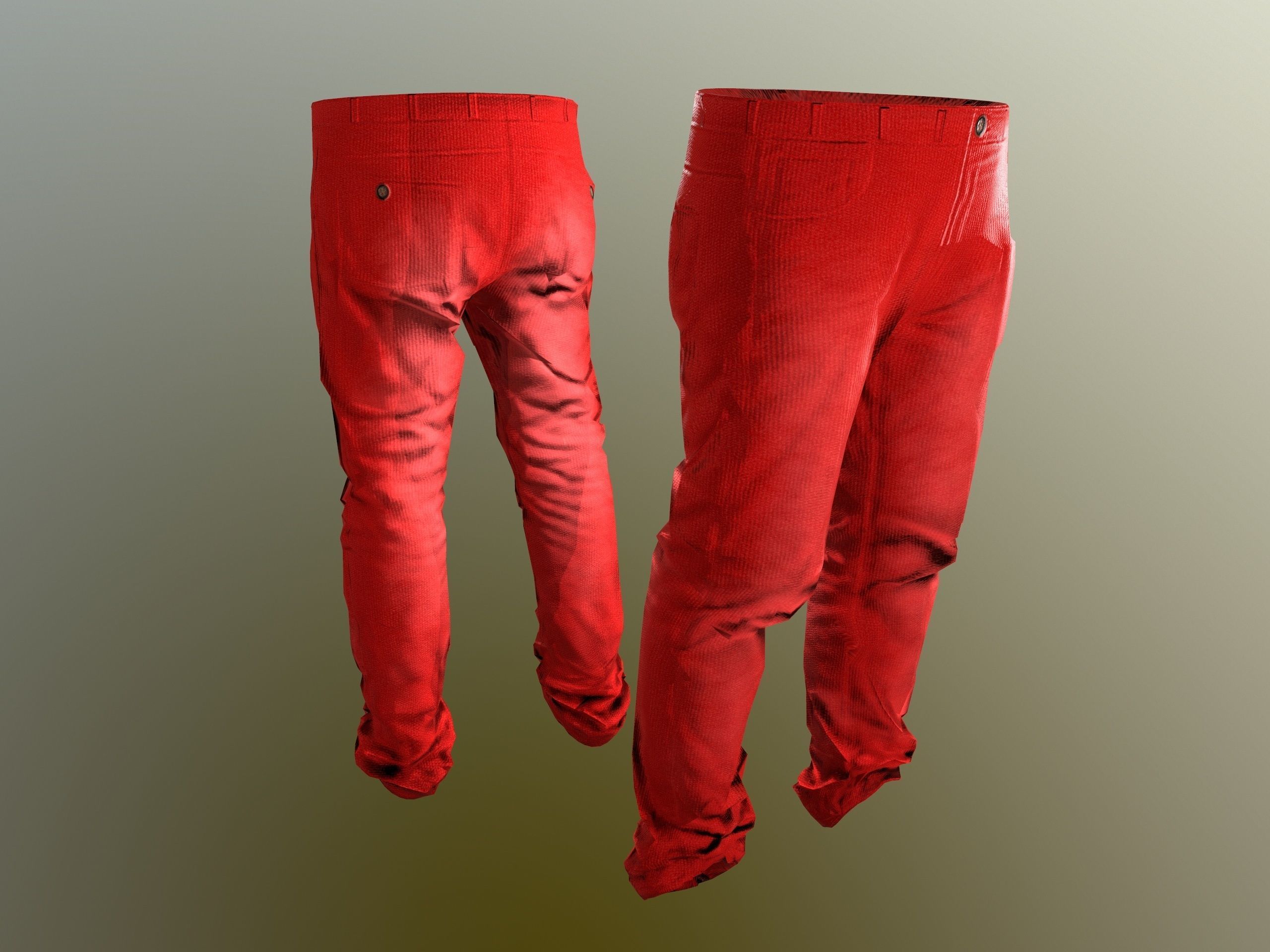 3D model Pants Loose Fit Pack VR / AR / low-poly | CGTrader