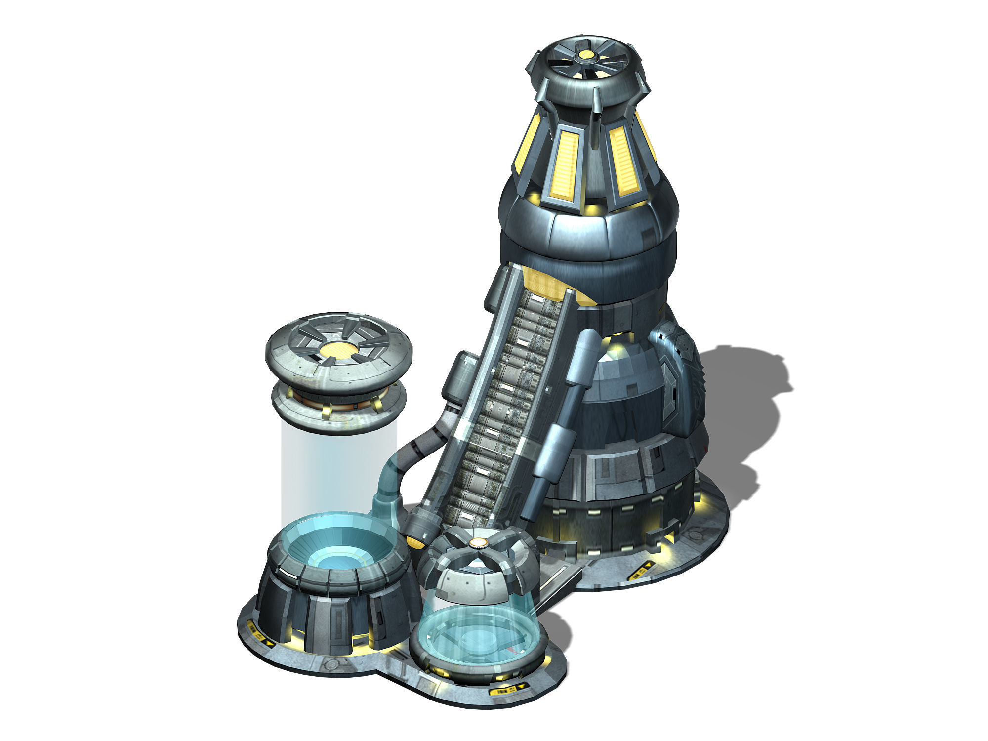 Functional mechanical object 05 3D model | CGTrader