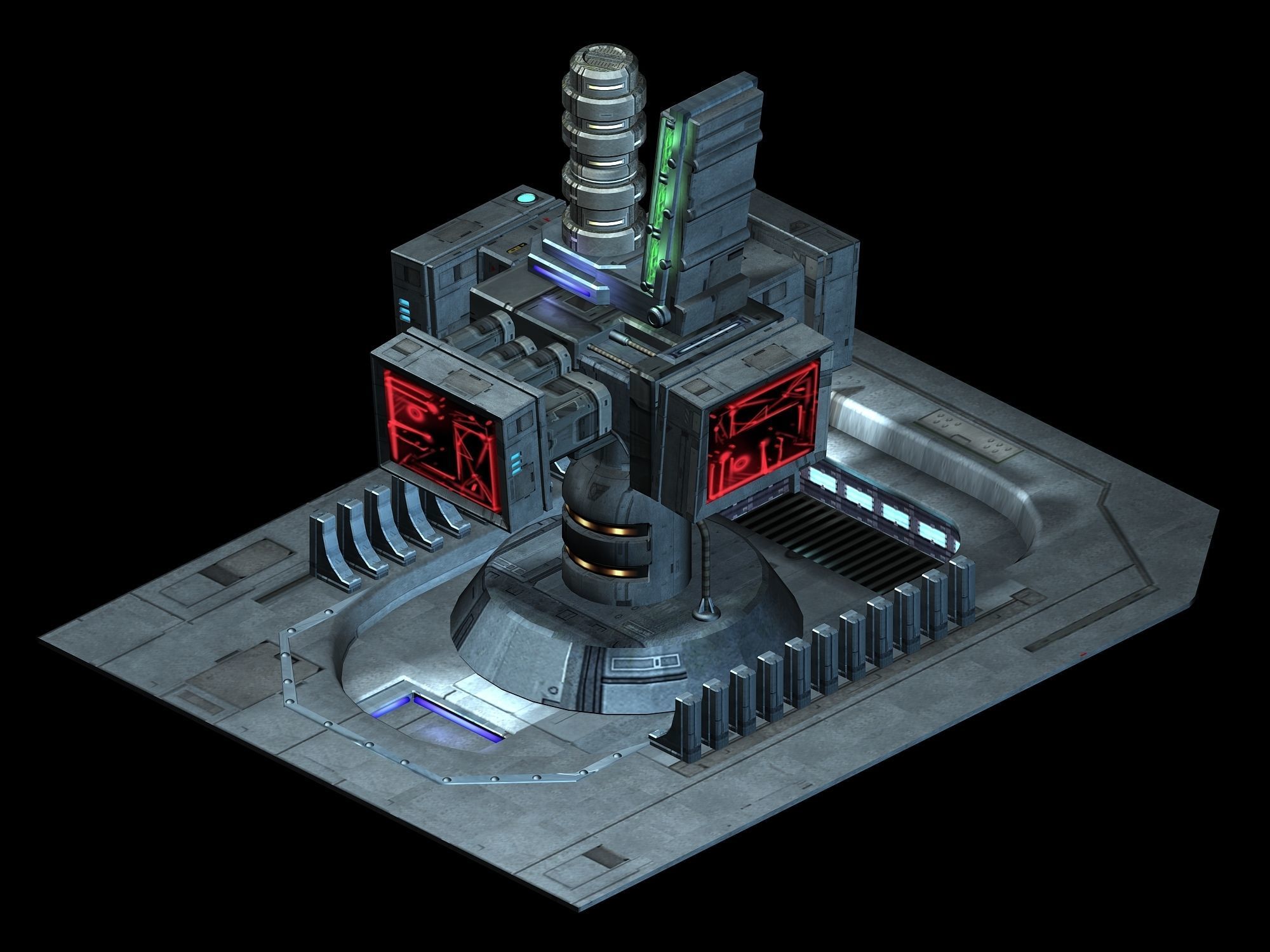 Functional mechanical object 07 3D model | CGTrader