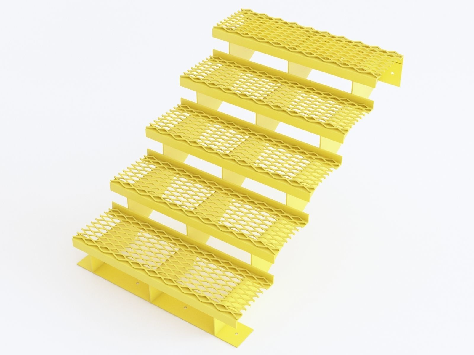 Metal steps 01 3D model | CGTrader