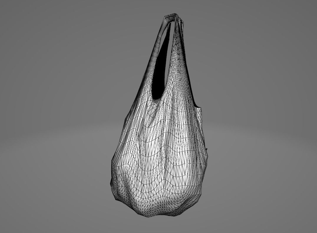 3D model Plastic bag VR / AR / low-poly | CGTrader