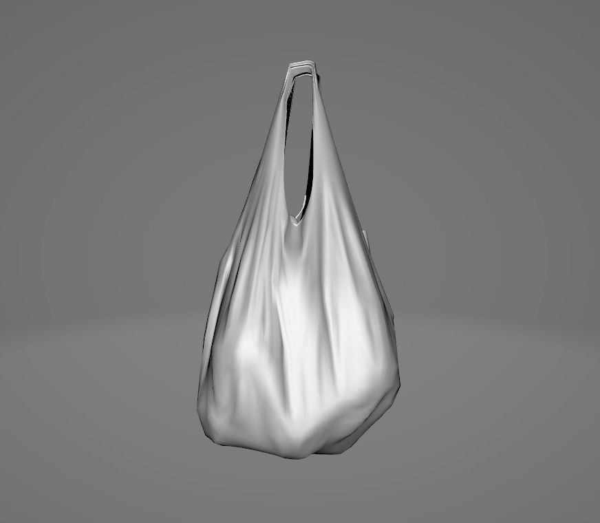 3D model Plastic bag VR / AR / low-poly | CGTrader