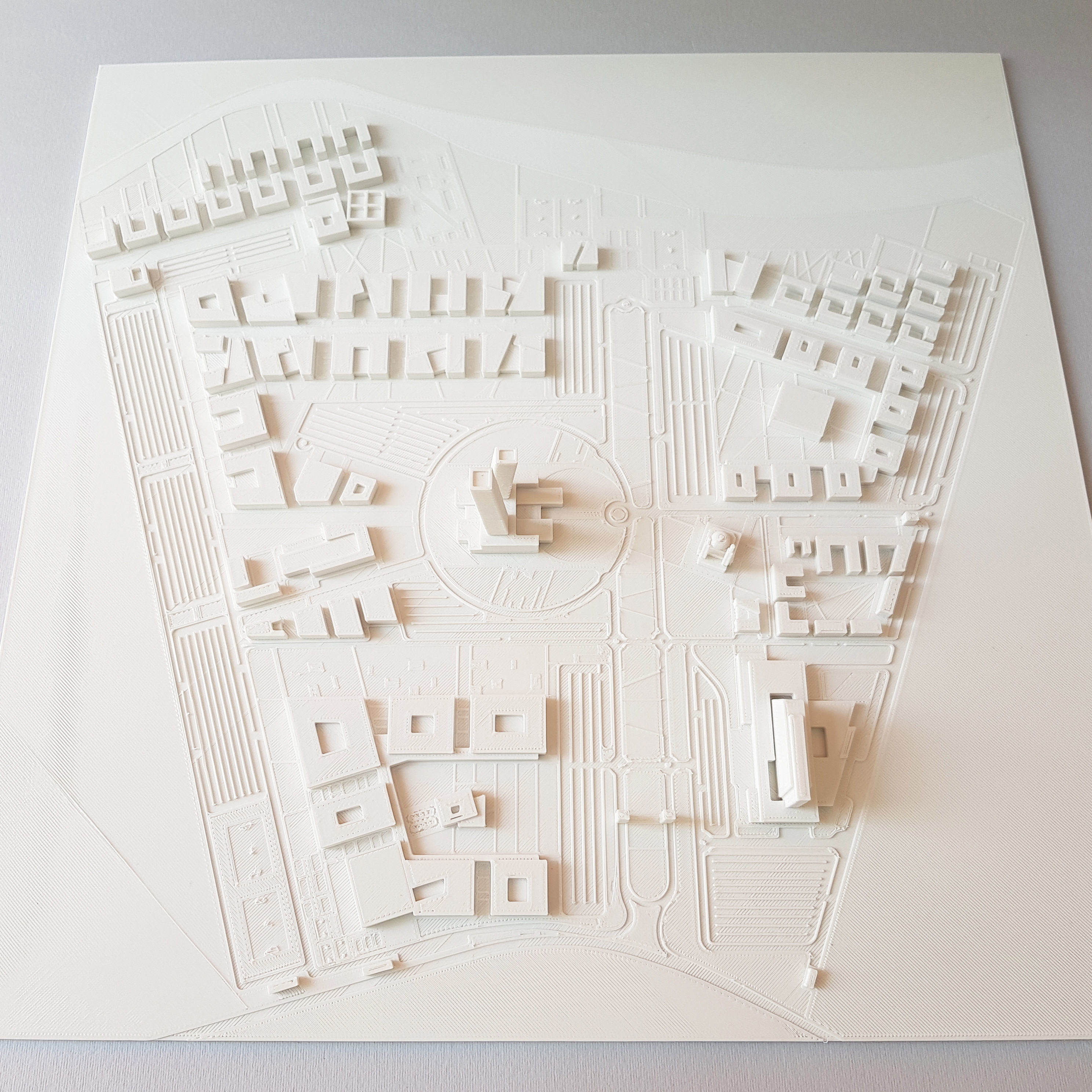 Site Plan for University 3D model 3D printable | CGTrader
