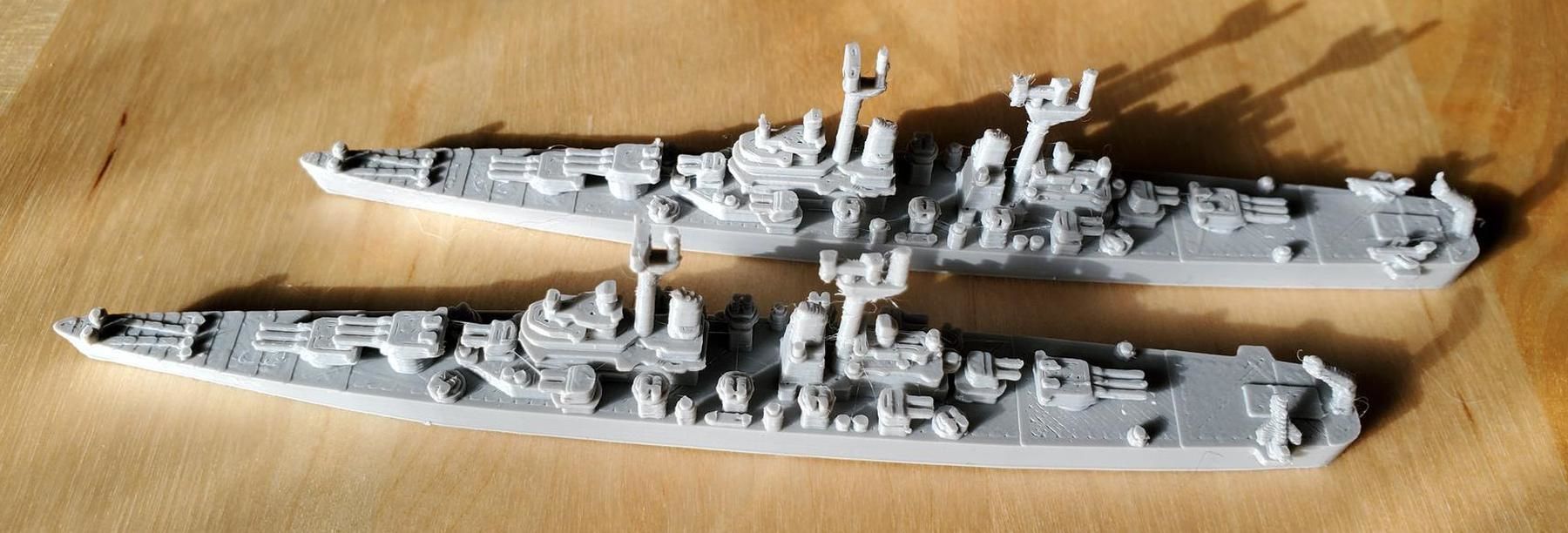 US Baltimore Class Cruiser Warship 3D model 3D printable | CGTrader