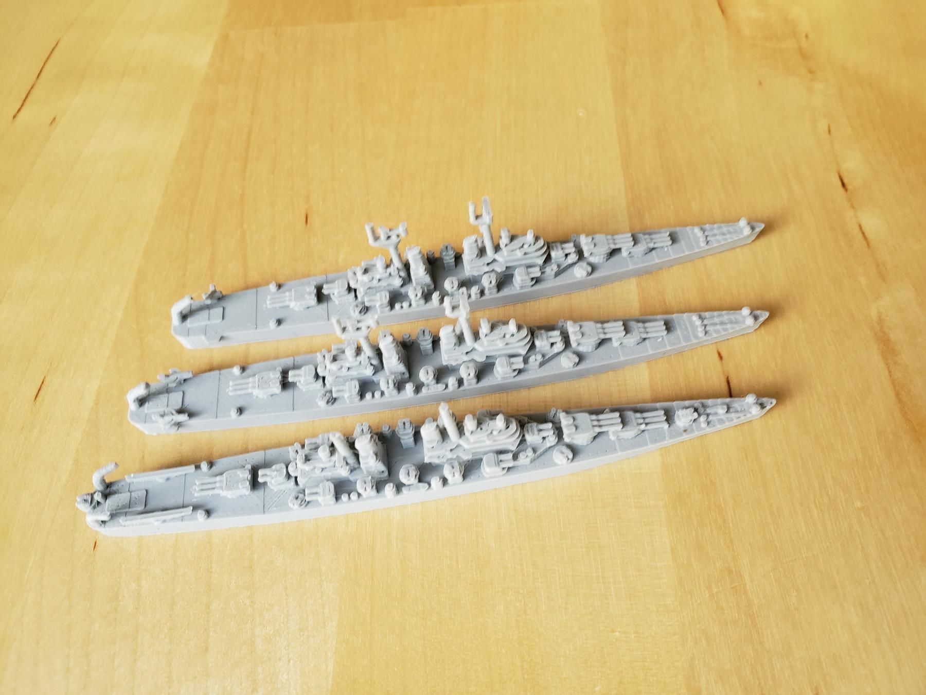 US Baltimore Class Cruiser Warship 3D model 3D printable | CGTrader