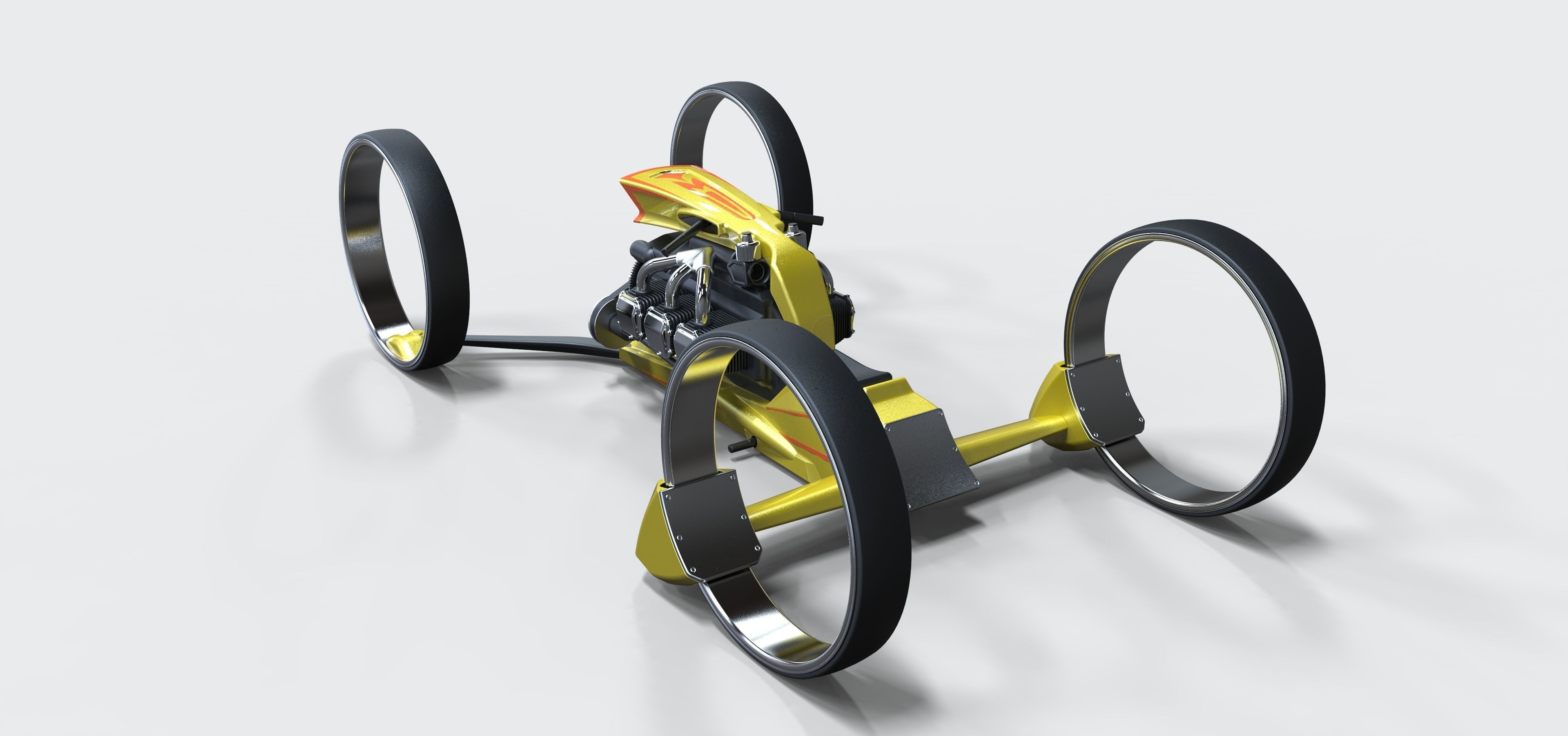 Quad bike concept 3D model | CGTrader