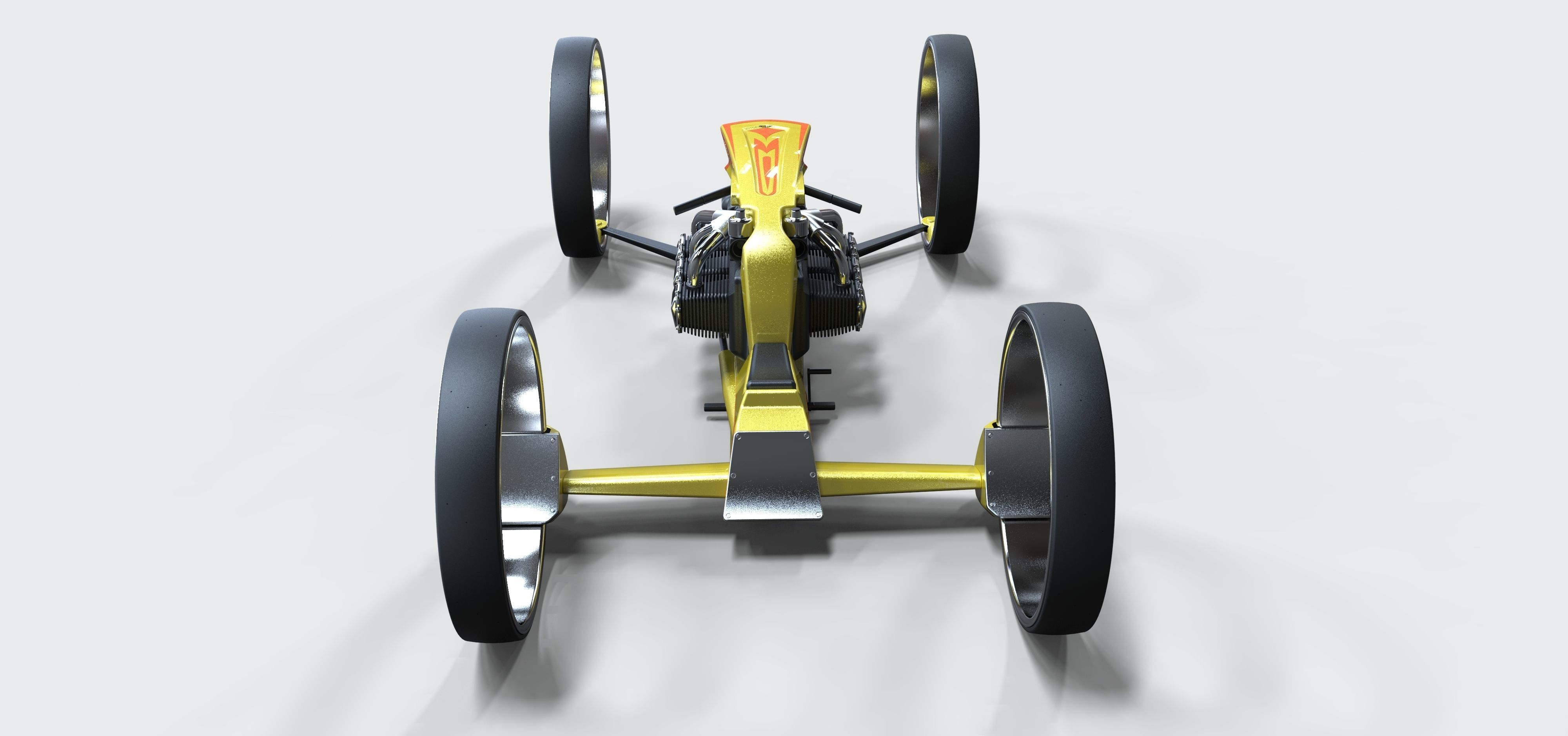 Quad bike concept 3D model | CGTrader