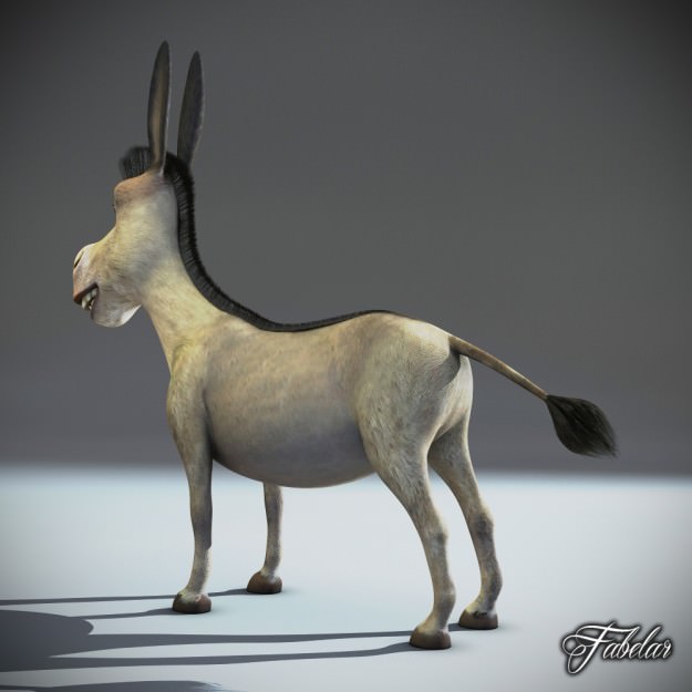 SHREK DONKEY 3D model | CGTrader