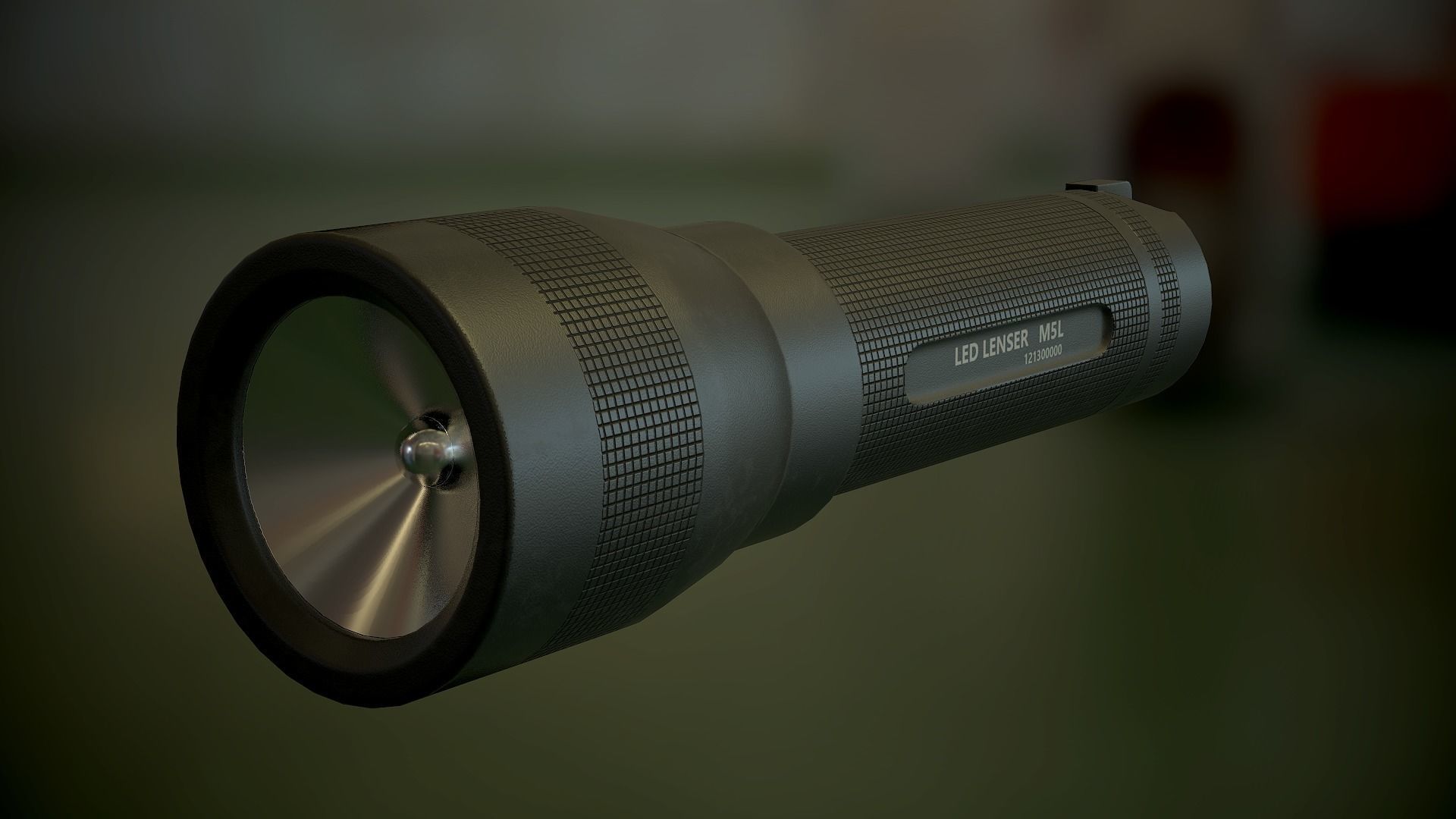 3D model Flashlight Black VR / AR / low-poly | CGTrader