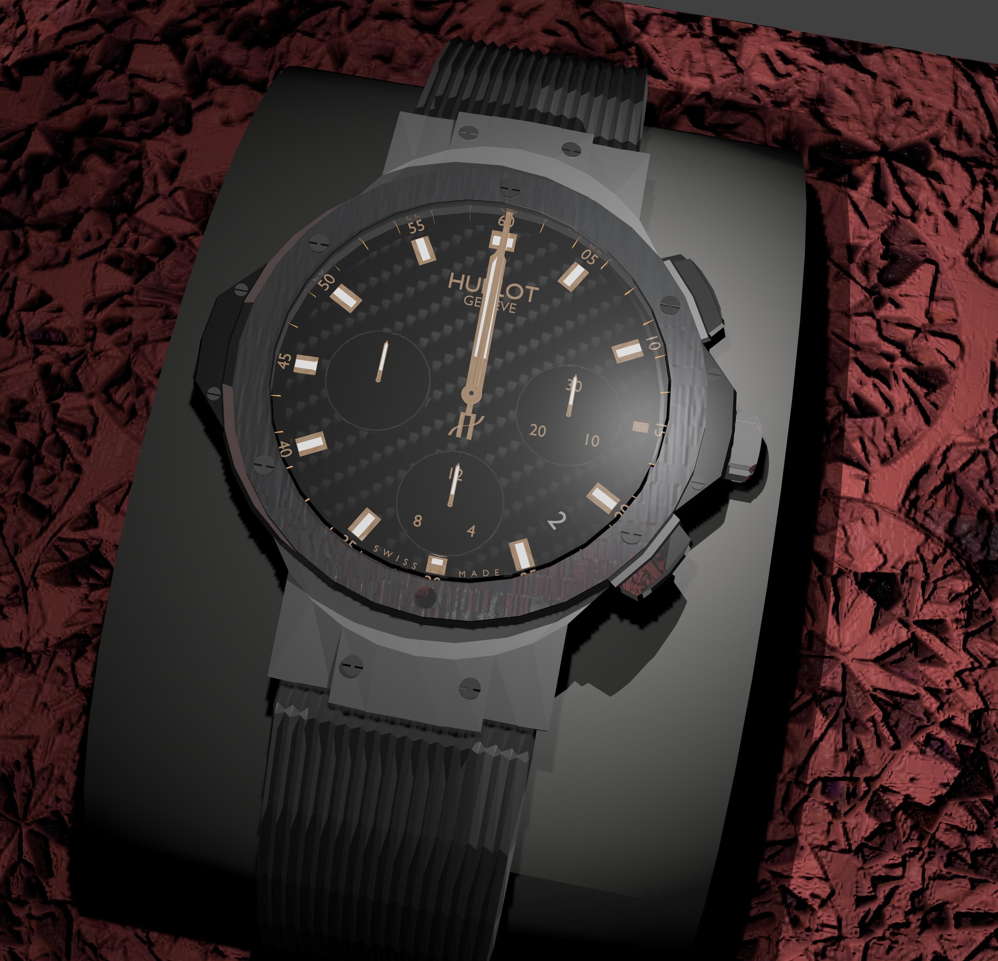 Hublot BigBang 3D model animated | CGTrader