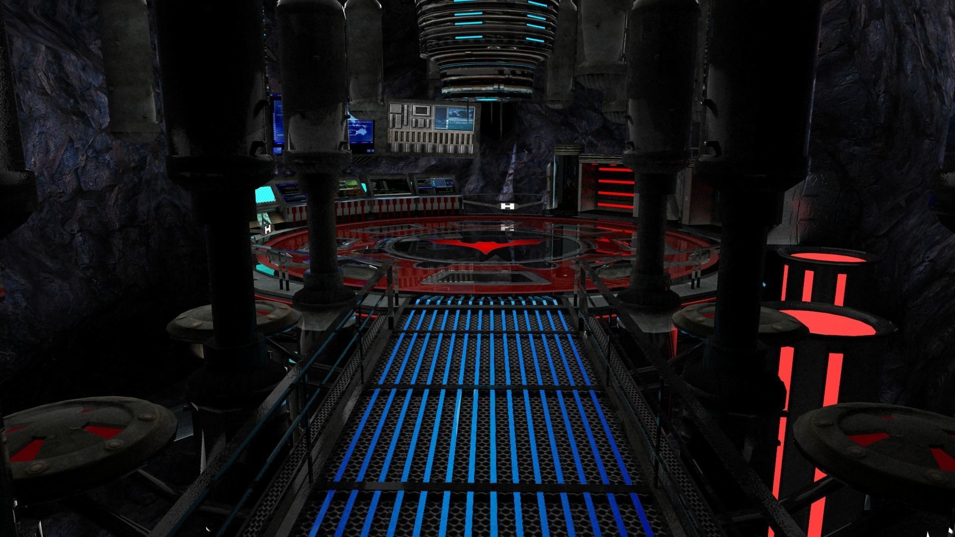 The Batcave Superhero Lair 3D model | CGTrader