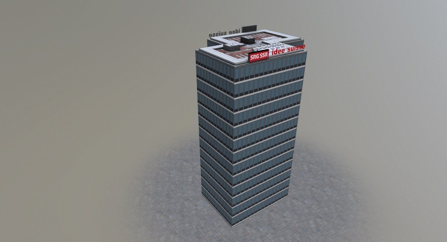 3D model Bern High Rises Pack VR / AR / low-poly | CGTrader