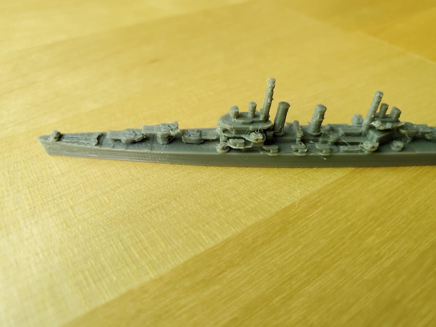 US Brooklyn Class Cruiser Warship 3D model 3D printable | CGTrader