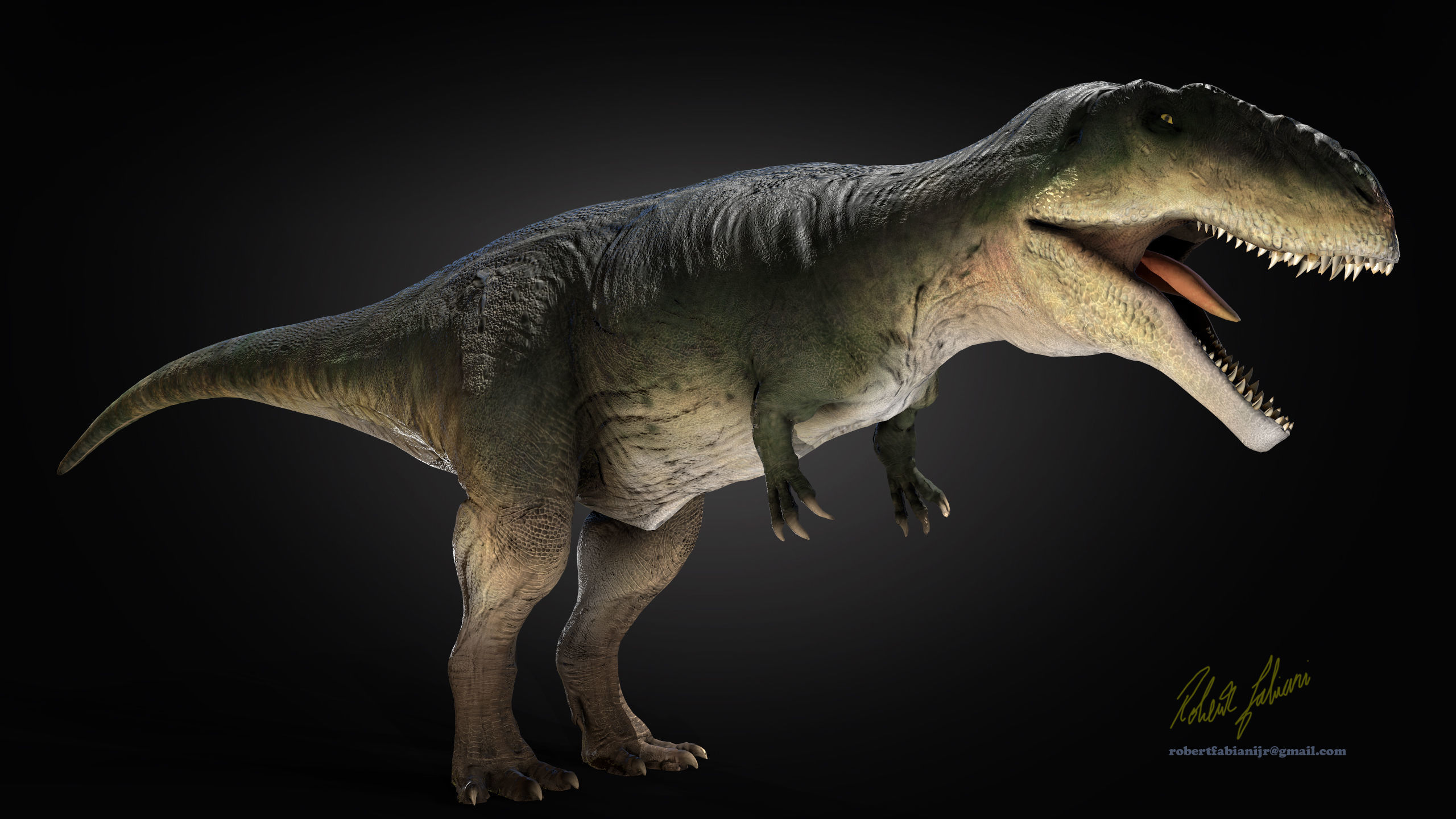 3D model Giganotosaurus VR / AR / low-poly | CGTrader