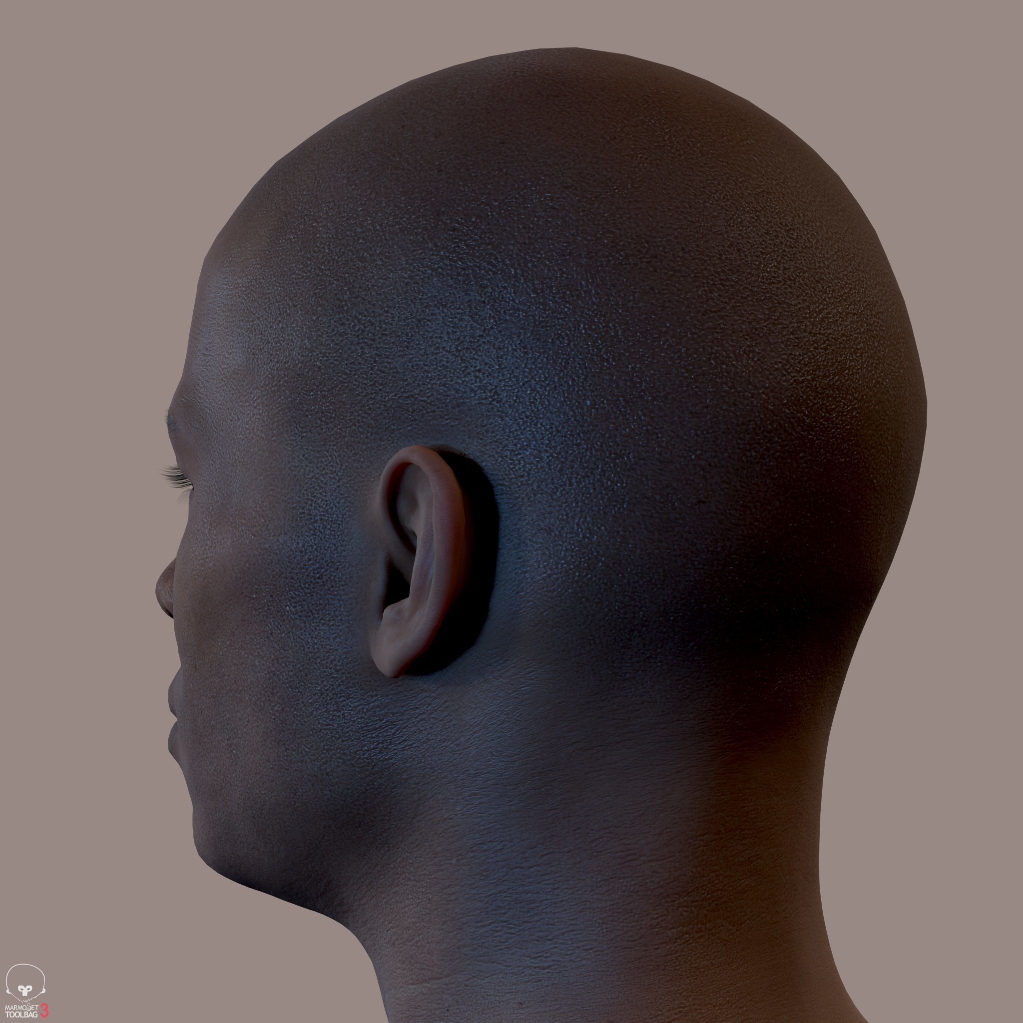 3D model Average Black Male Body VR / AR / low-poly | CGTrader
