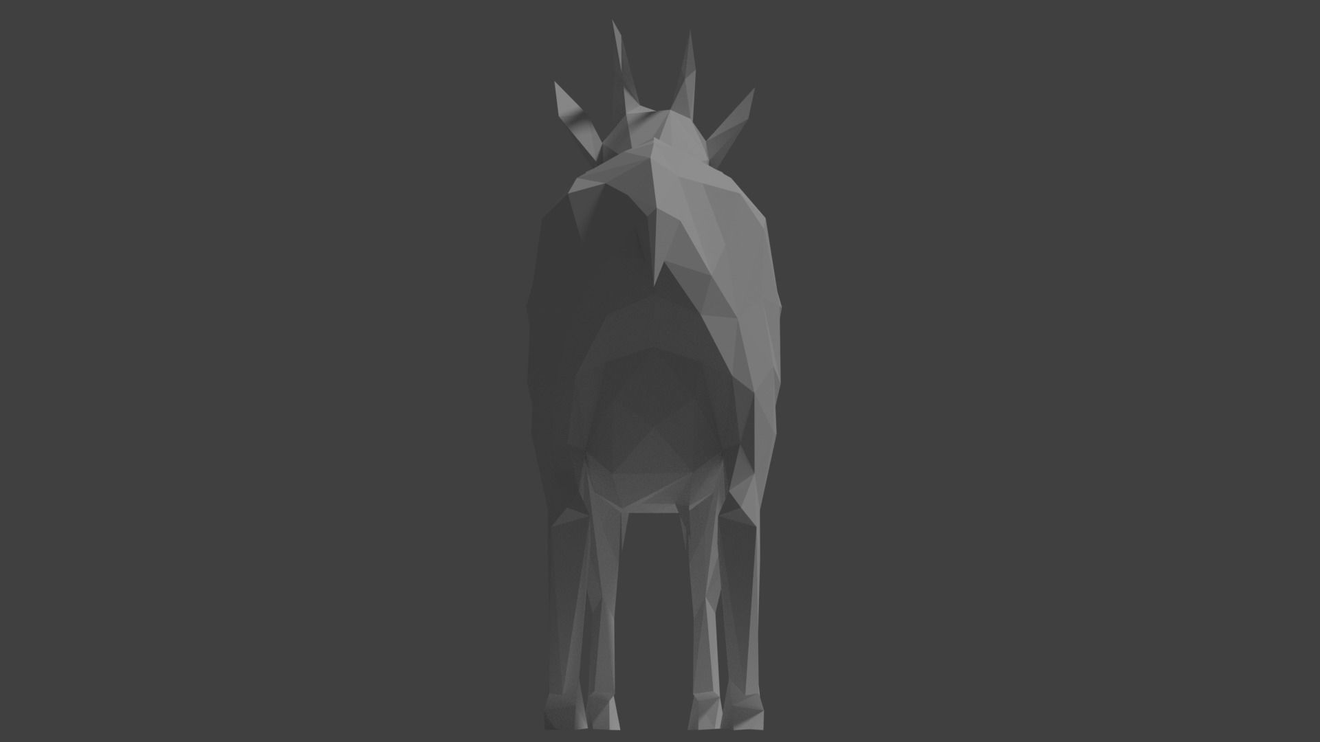 3D model low poly goat in polygons VR / AR / low-poly | CGTrader