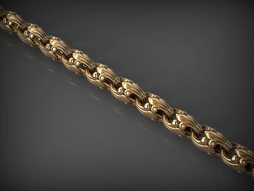 Chain Link 135 3D model 3D printable | CGTrader