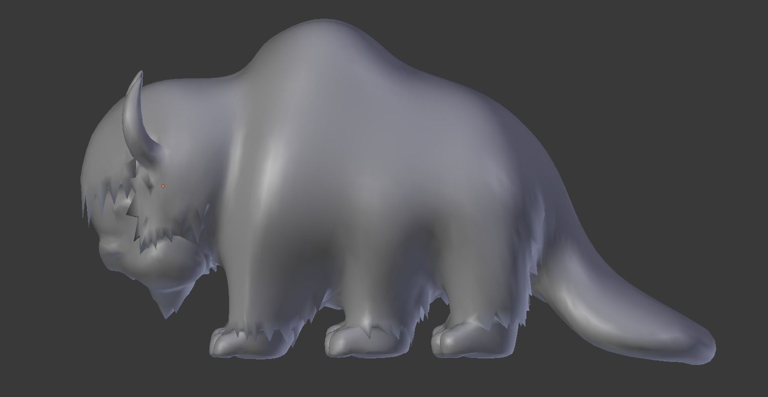 Appa the Flying Bison free VR / AR / low-poly 3D model | CGTrader