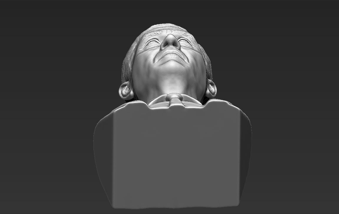President George W Bush bust 3D printing ready stl obj formats 3D model ...
