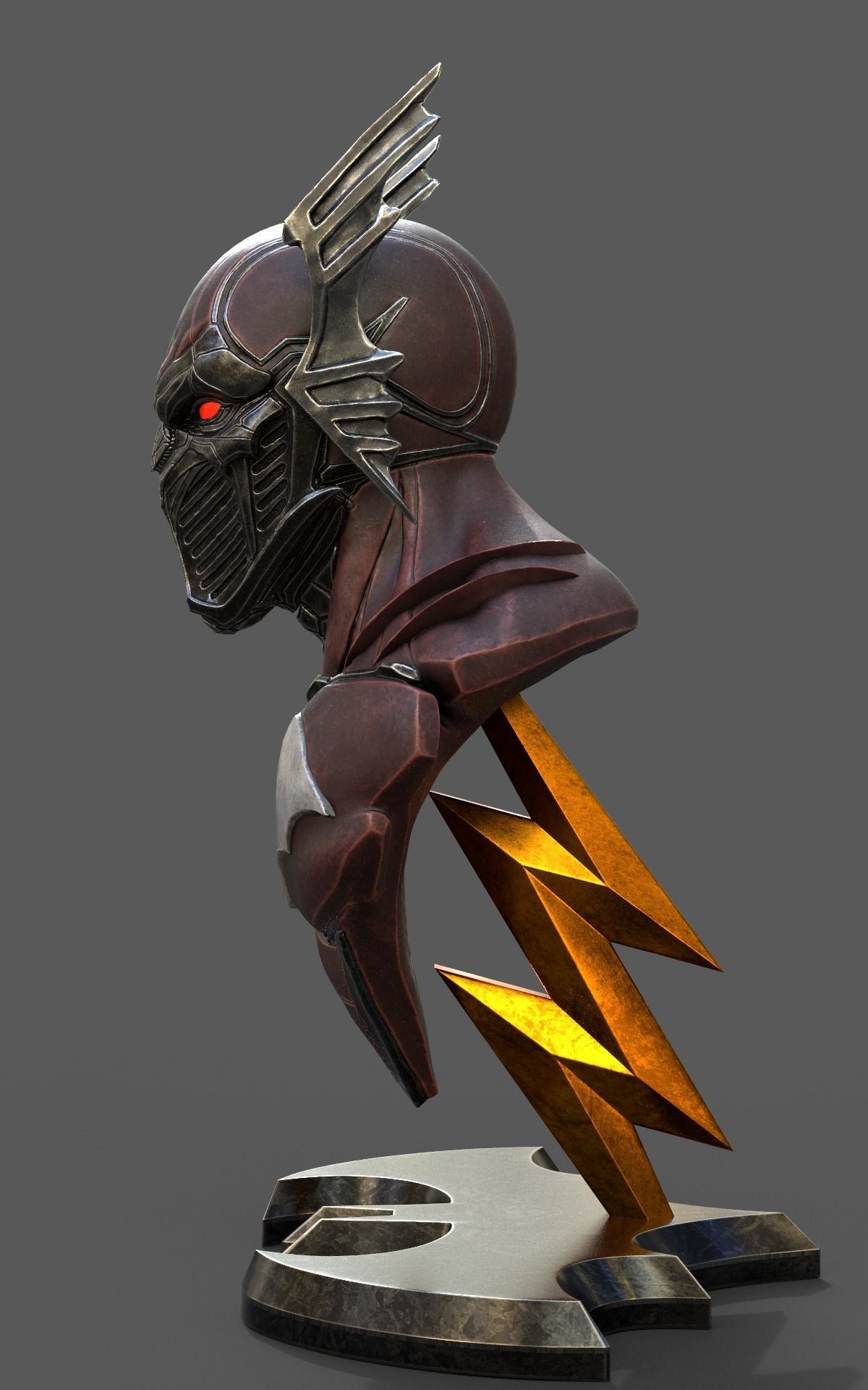 Red Death Dc universe Dc Metal 3D model 3D printable | CGTrader