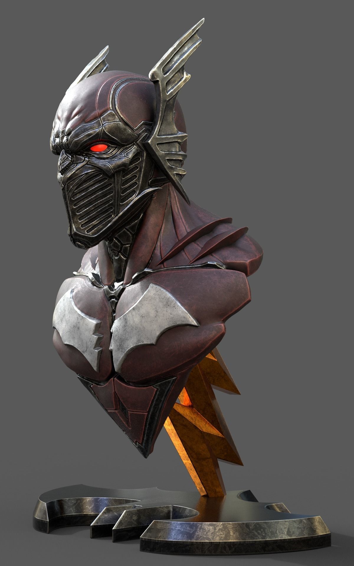 Red Death Dc universe Dc Metal 3D model 3D printable | CGTrader