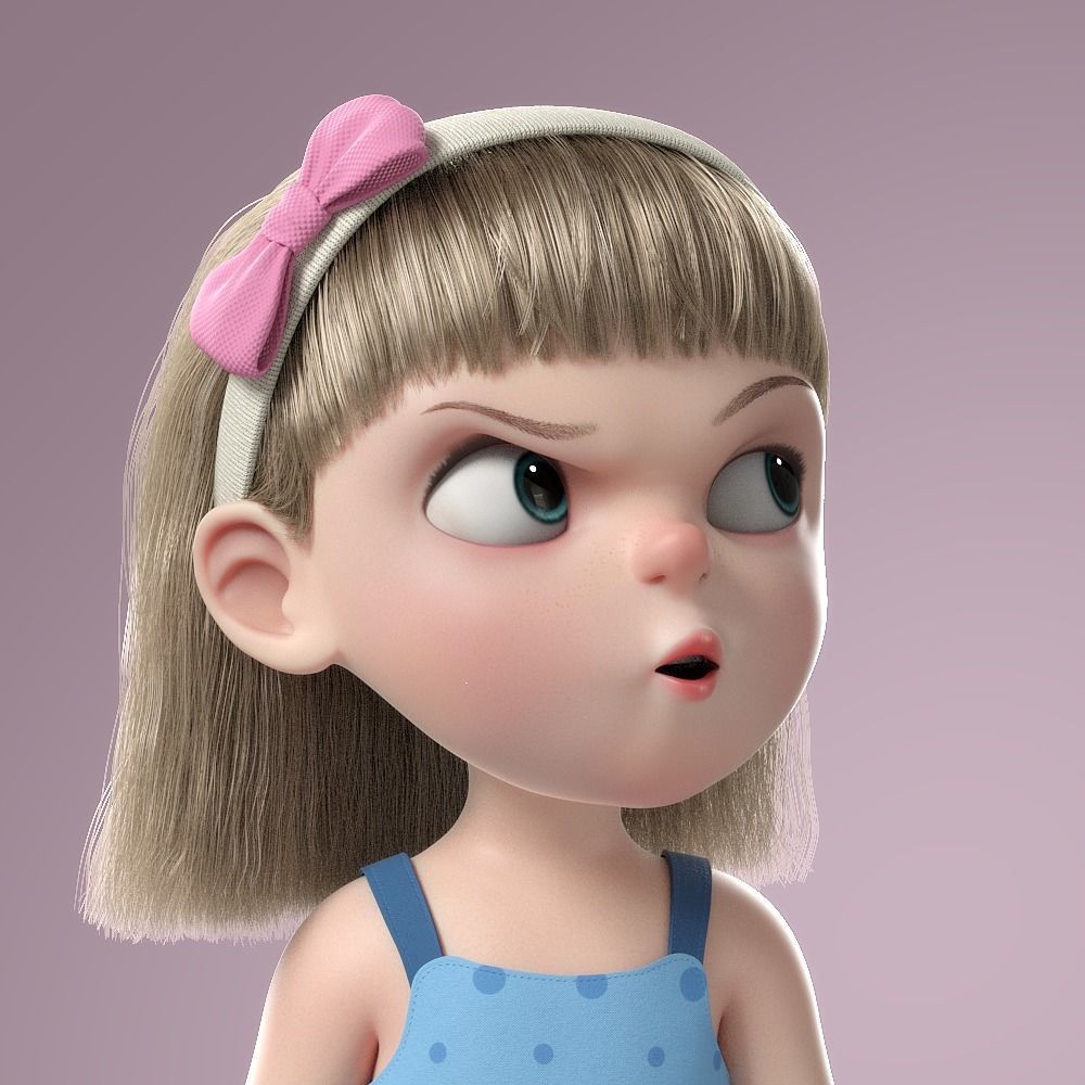 Cartoon Family Rigged V5 3D model rigged | CGTrader
