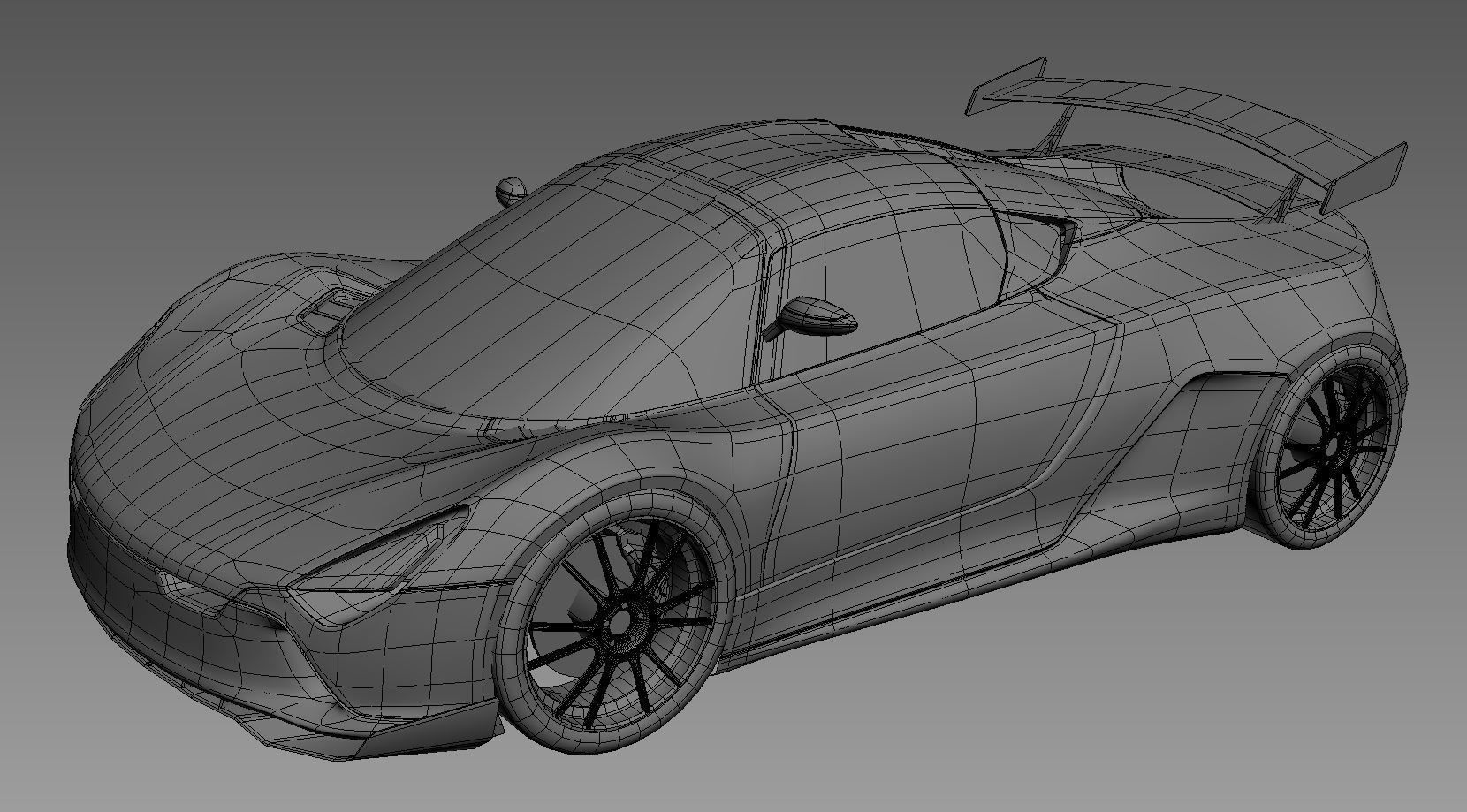 3d model of concept Racing Car - GC3000 3D model | CGTrader