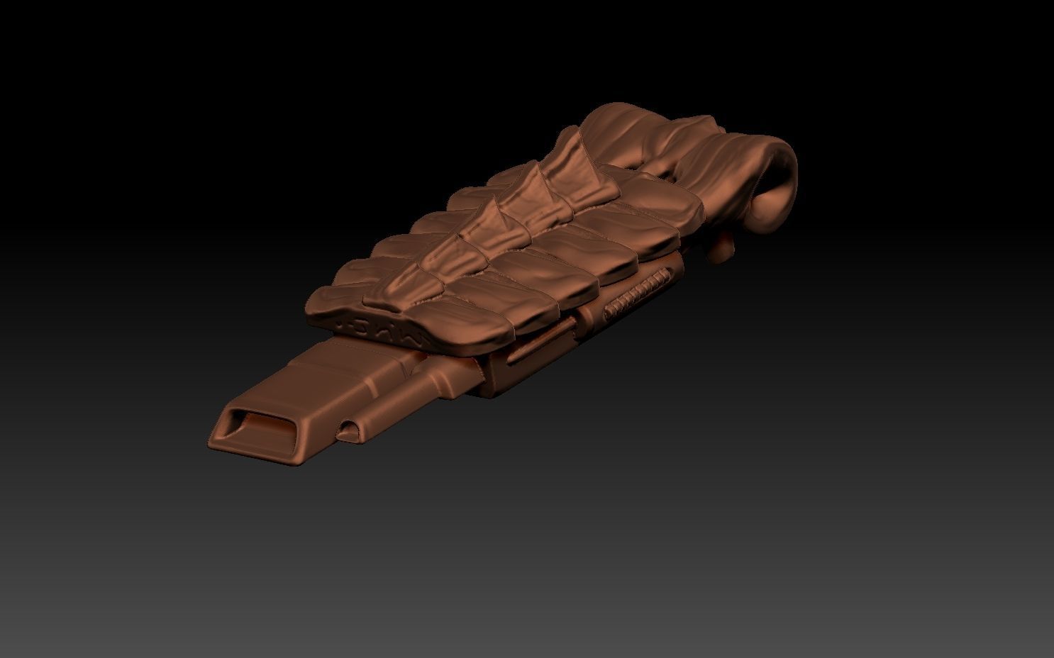 predator 2 shoulder cannon plasma caster 3D model 3D printable | CGTrader