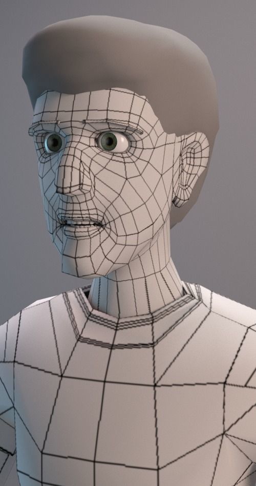 Stylized Male character free VR / AR / low-poly 3D model | CGTrader