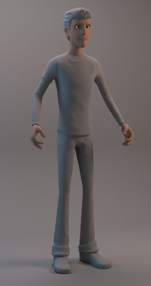 Stylized Male character free VR / AR / low-poly 3D model | CGTrader