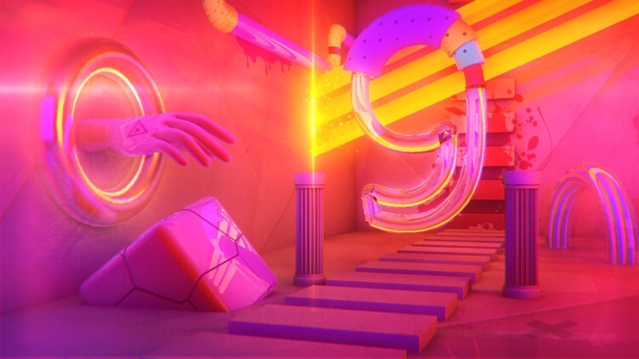 3D model abstract animation VR / AR / low-poly rigged animated | CGTrader