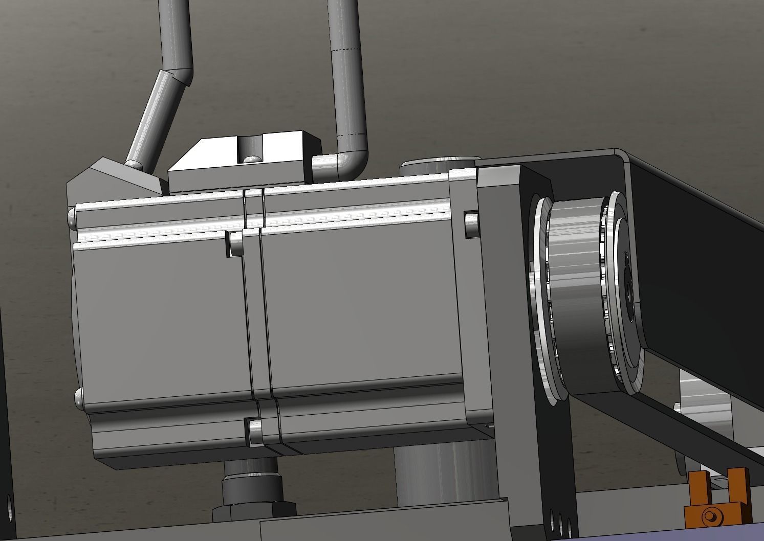 The gantry loading and unloading mechanism 3D model | CGTrader