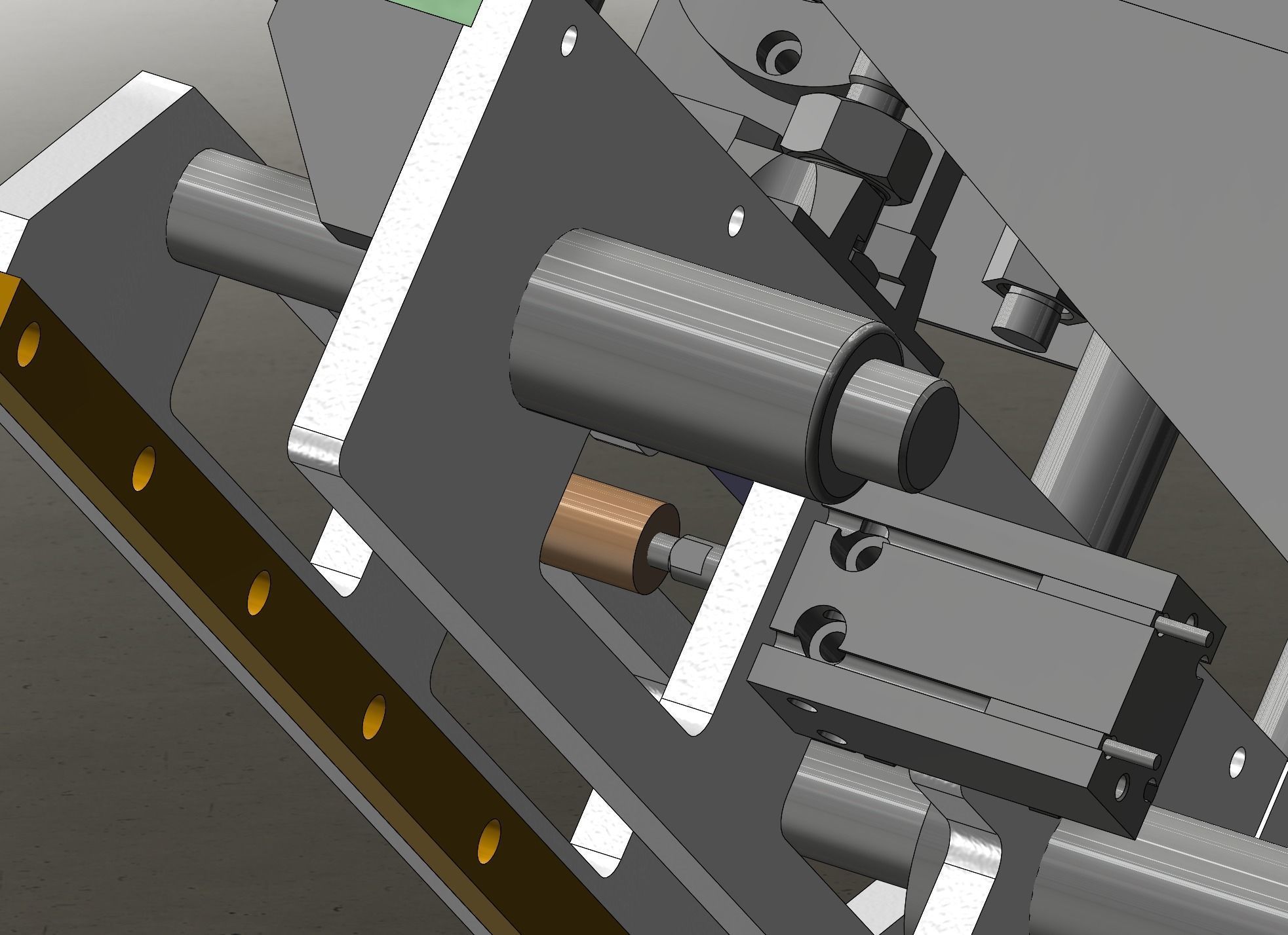The gantry loading and unloading mechanism 3D model | CGTrader