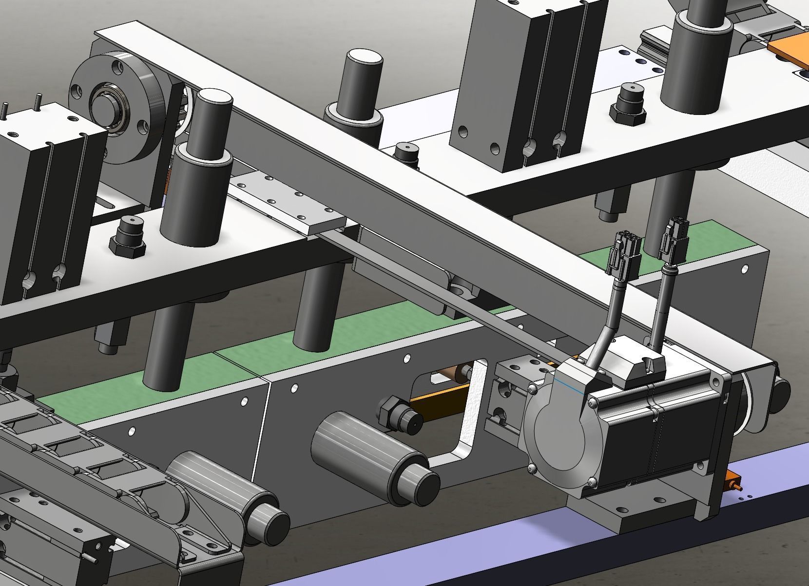 The gantry loading and unloading mechanism 3D model | CGTrader