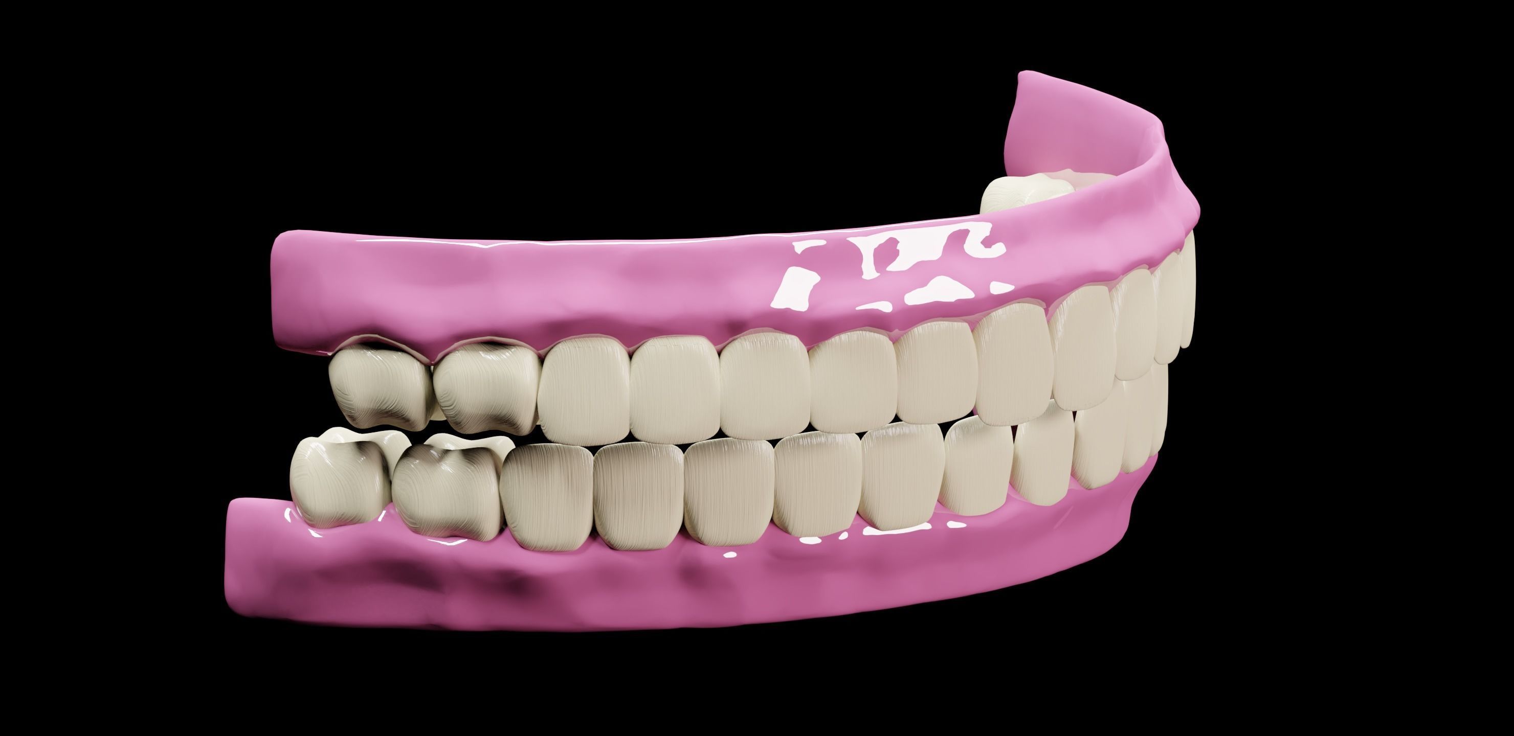3D model Stylized Cartoon Teeth VR / AR / low-poly | CGTrader