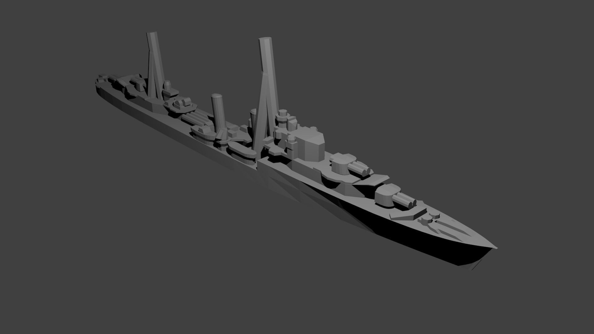 British Miniature WWII Warship Collection 3D model 3D printable | CGTrader