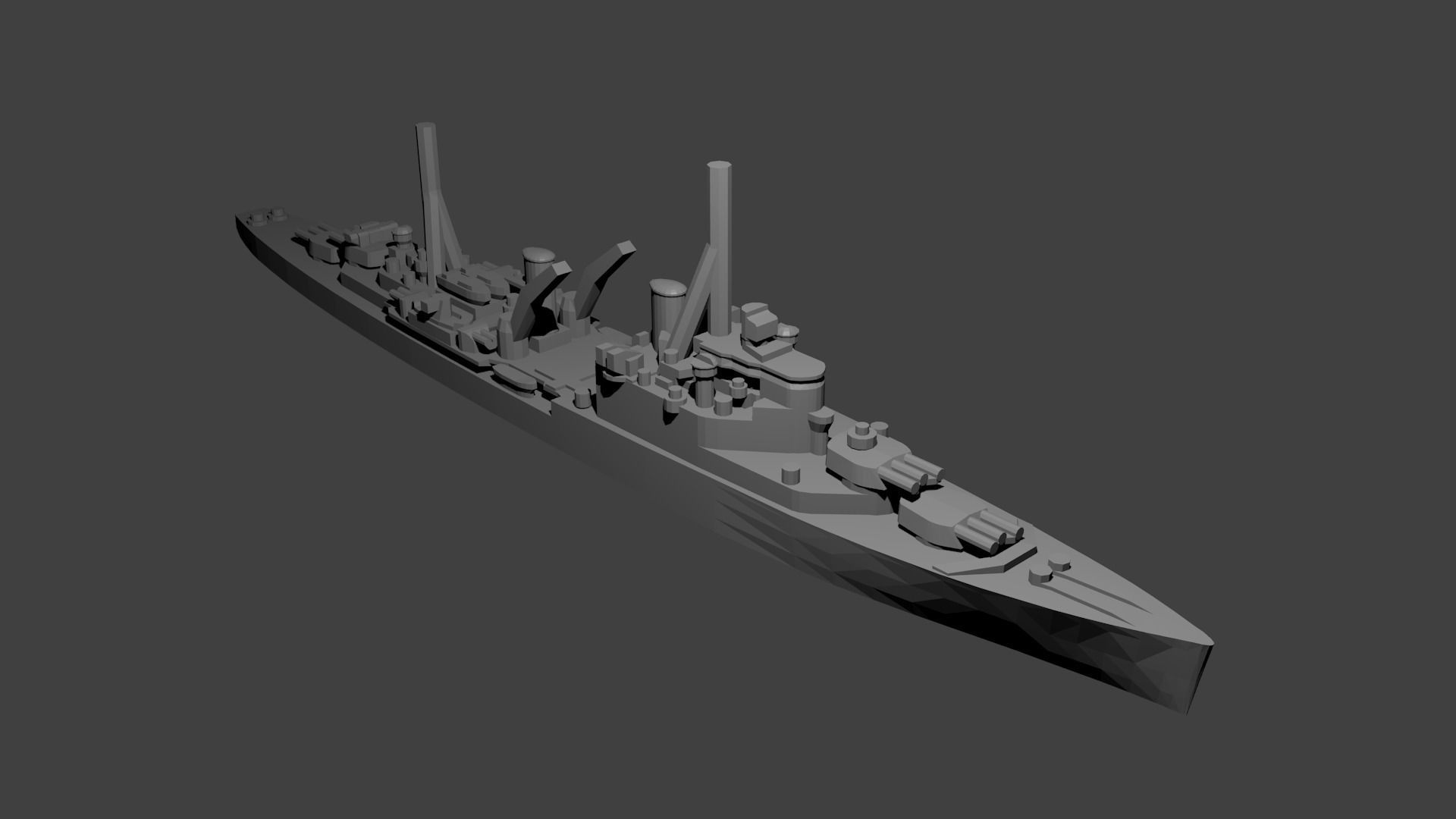 British Miniature WWII Warship Collection 3D model 3D printable | CGTrader